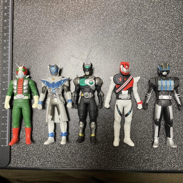 KAMEN RIDER GOODS lot wizard Diend verse Mach Drive mini soft vinyl ...
