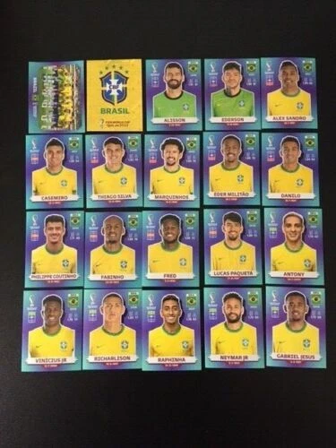 PANINI QATAR 2022 FIFA WORLD CUP STICKERS - Brazil £0.99 - PicClick UK
