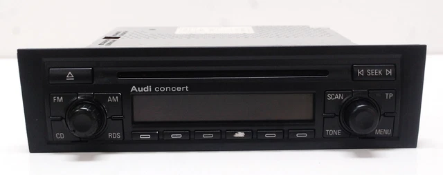 AUDI A3 8P Année de Construction 2007 Autoradio Radio Concert CD Avec Code Carte EUR 178,94 ...