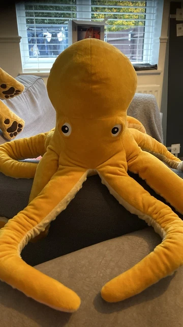IKEA OCTOPUS PLUSH "BLAVINGAD" Large Soft Toy £9.70 - PicClick UK