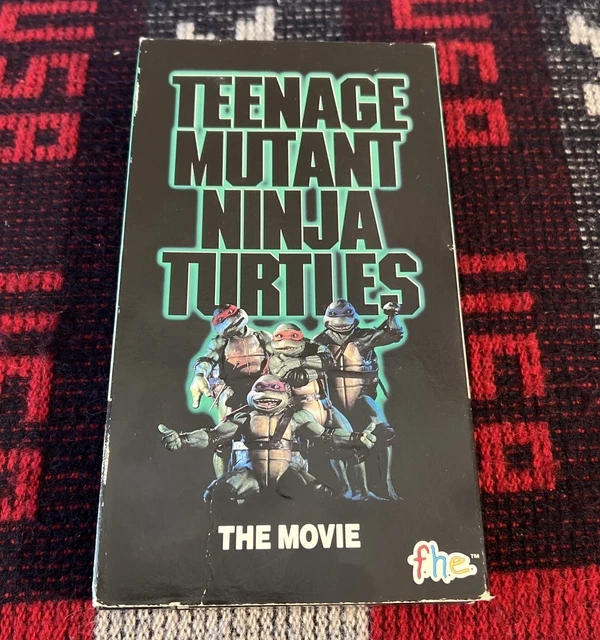 TEENAGE MUTANT NINJA Turtles TMNT The Movie VHS Video Tape 1990 Classic ...