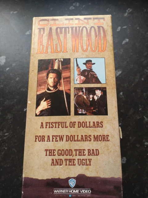 CLINT EASTWOOD SPAGHETTI Westerns boxed Set on VHS £5.00 - PicClick UK