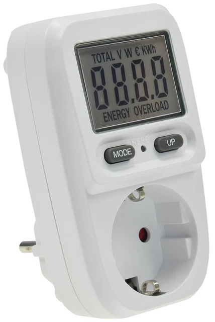 ENERGIEKOSTEN MESSGERÄT ENERGIEMESSER Stromzähler Strommesser Steckdose ...