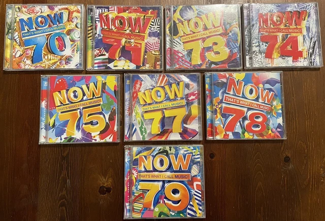 NOW THATS WHAT I Call Music Bundle 70s Inc 70, 71, 73, 74, 75, 77, 78 ...