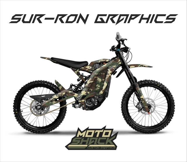 CAMO GRAPHICS KIT for Sur-Ron Light Bee X Surron Wrap Sticker Vinyl ...