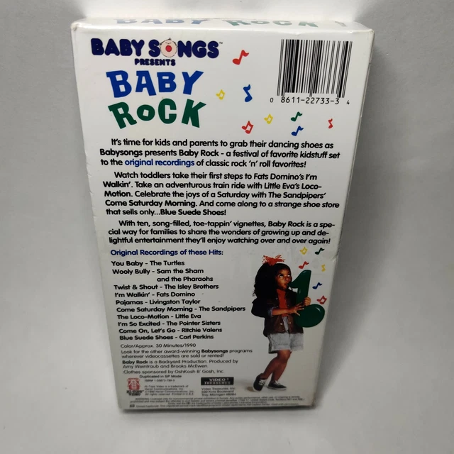 BABY SONGS PRESENTS Baby Rock VHS Brand New! $90.97 - PicClick CA