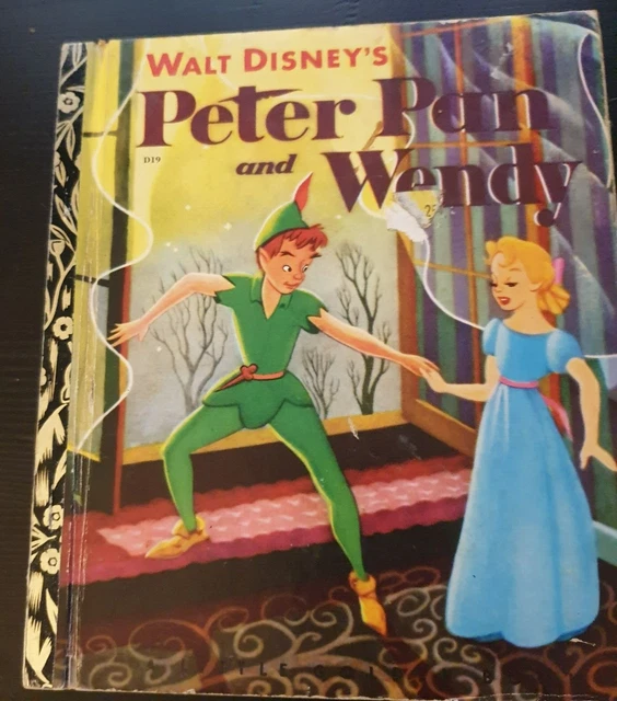 LITTLE GOLDEN BOOK Peter Pan and Wendy Walt Disney 1972 $6.66 - PicClick AU