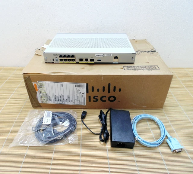CISCO ISR4331-AX/K9 4331 ISR 3xGE Ports 2xNIM ISC SL-4330-APP-K9 SL ...