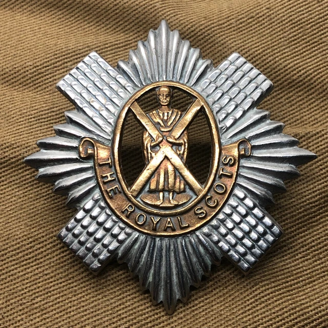 ORIGINAL WW2 BRITISH Army Royal Scots Cap Badge £12.00 - PicClick UK