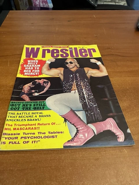 VINTAGE WRESTLING MAGAZINE THE Wrestler 1974 Superstar Graham £18.90 ...