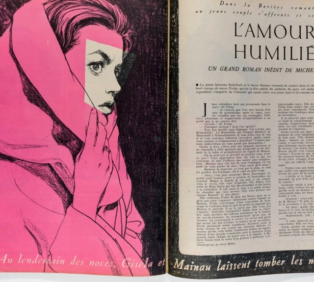 BRIGITTE BARDOT COCO Chanel INGRID BERGMAN Elle December 1956 DAPHNE DU ...
