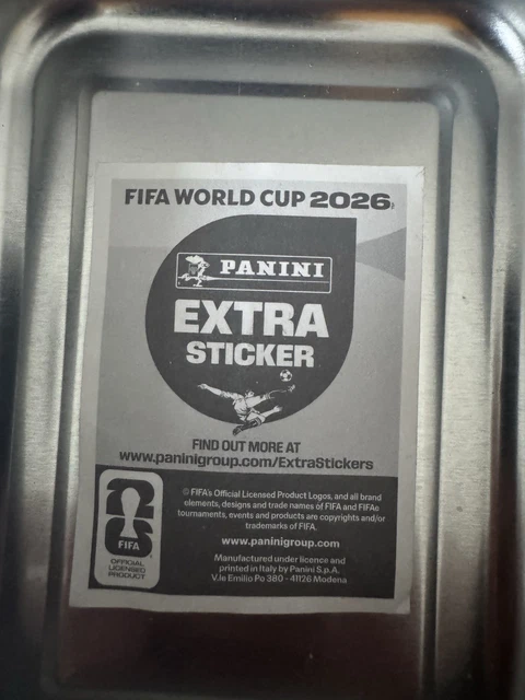 PANINI FIFA WORLD Cup 2026 Extra Sticker Lamine Yamal Spain Player ...