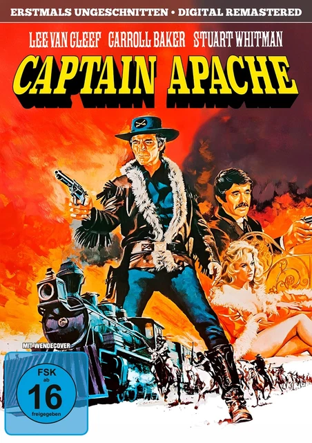 CAPTAIN APACHE (DIGITAL Remastered) (DVD) Van Cleef Lee Baker Carroll Whitman EUR 20,76 ...