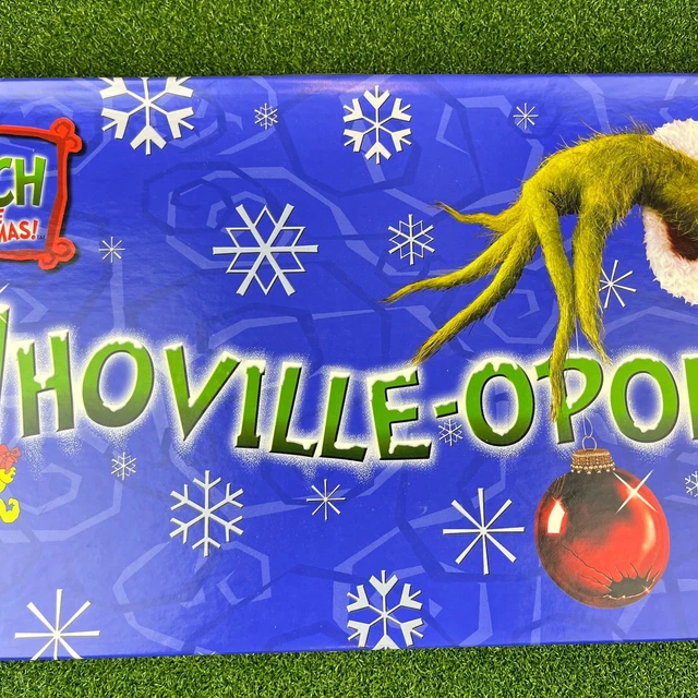 VINTAGE WHOVILLE-OPOLY BOARD Game Dr. Seuss How the Grinch Stole ...