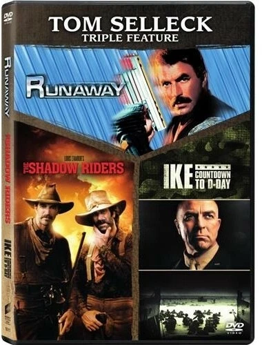 TOM SELLECK TRIPLE Feature (Runaway / The Shadow Riders / Ike ...