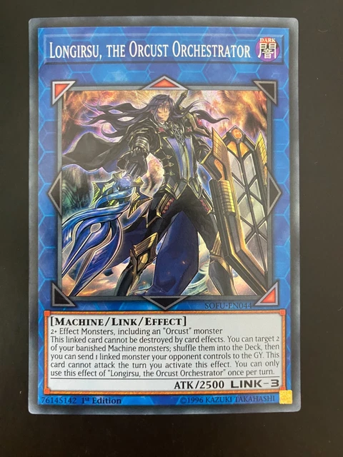 YUGIOH LONGIRSU, THE Orcust Orchestrator SOFU-EN044 1st Edition LP EUR ...