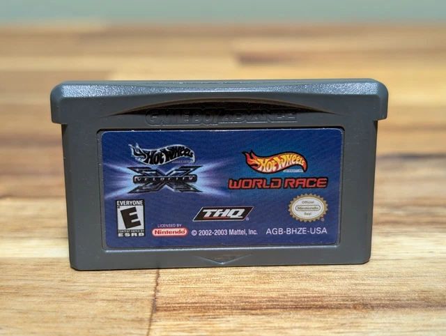 HOT WHEELS: VELOCITY X & Hot Wheels: World Race Game Boy Advance GBA ...
