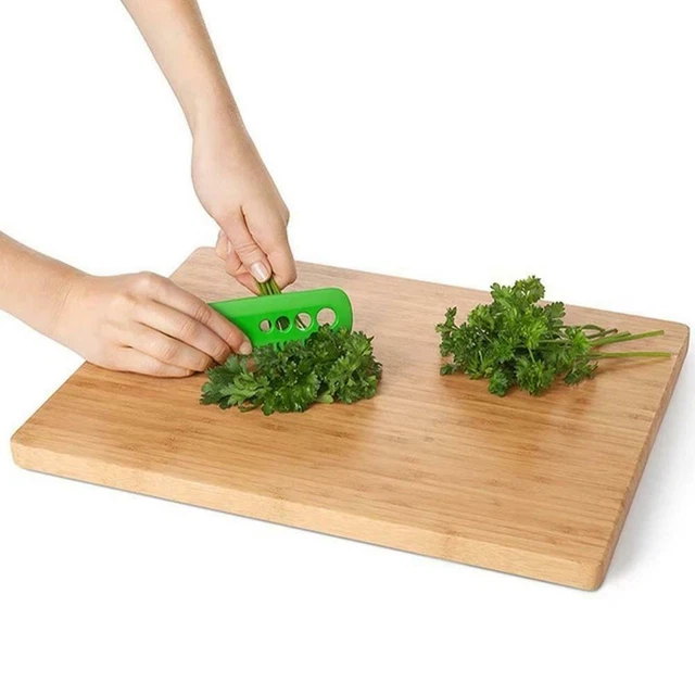 KITCHEN VEGETABLE LEAF Peeler Multi-Function Slicer Gadget Tool Leaf ...