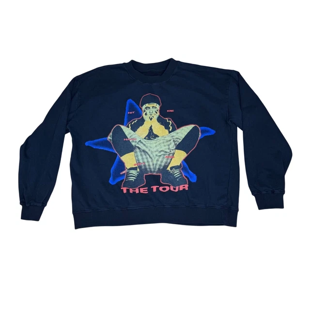 BILLIE EILISH HIT me Hard and Soft Tour Black Long Sleeve Crew Neck ...