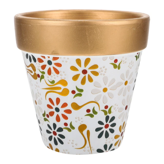 CREATIVE FLOWERPOT VINTAGE Decor Printed Printing Household £14.18 ...