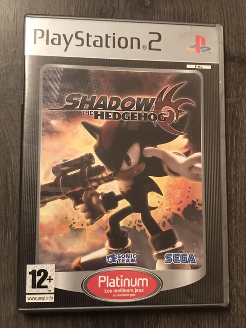 JEU PS2 SHADOW THE HEDGEHOG - BOÎTE SONY PS2 PAL FRANÇAIS JEU SEGA EUR ...