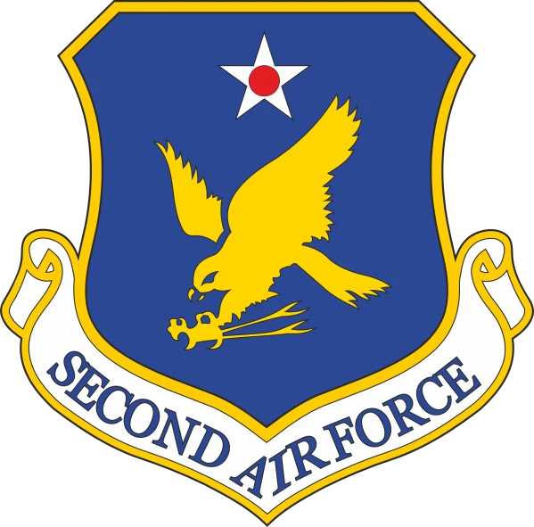 AUFKLEBER US 2ND Airforce Emblem Autoaufkleber 20 x 20 cm Sticker ...