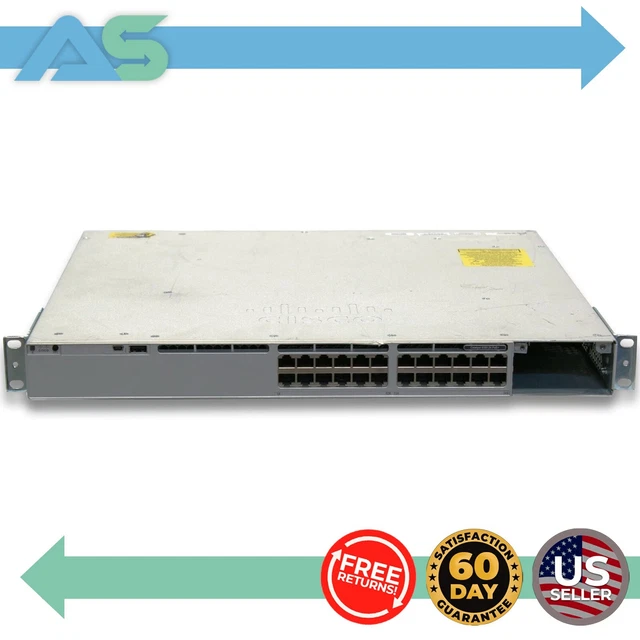 CISCO CATALYST C9300-24P 24-Port PoE+ Network Ethernet Switch | Rack ...