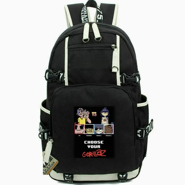CHOOSE BACKPACK GORILLAZ Your Star Daypack Rock Band School Bag Music ...