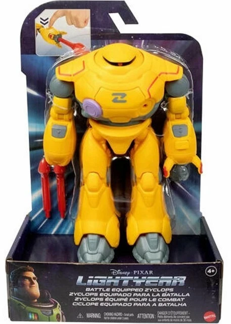 MATTEL DISNEY PIXAR Lightyear Battle Equipped Cyclops Action Figure ...