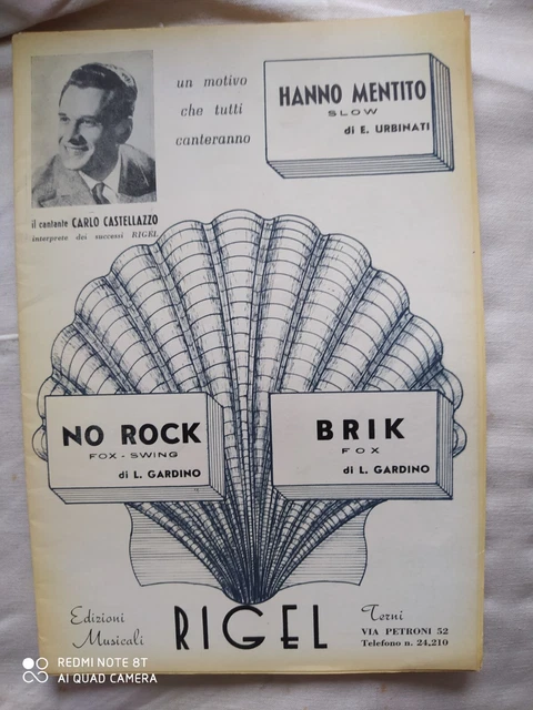 ELIO URBINATI &HANNO Mentito" - Lorenzo Gardino "No Rock" - "Brik" - Ed ...