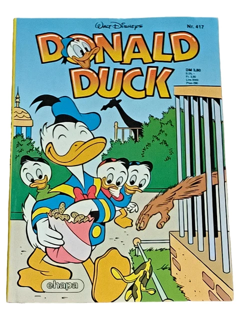 WALT DISNEY DONALD Duck Comic Ehapa Zoo Abenteuer Taschenbuch Deutsch ...