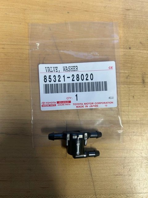 GENUINE TOYOTA WINDSHIELD Washer Hose Valve Oem 85321-28020 Genuine ...