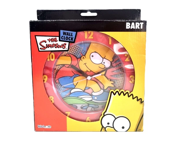 THE SIMPSONS - Bart Simpson Wall Clock by Playworks 2005 - Still Sealed ...