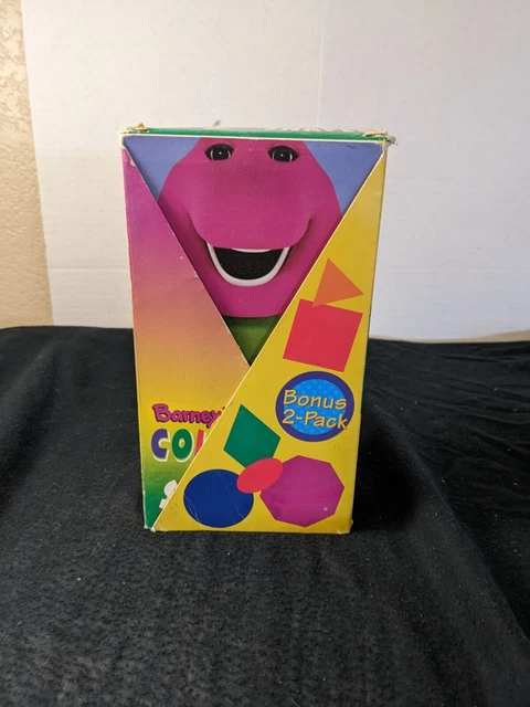 BARNEY - COLORS And Shapes l (VHS, 1997) Vintage Childrens TV Show $15. ...
