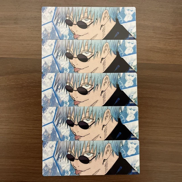 JUJUTSU KAISEN SATORU Gojo Clear Bookmark Jump Limited Edition Set Of 5 ...