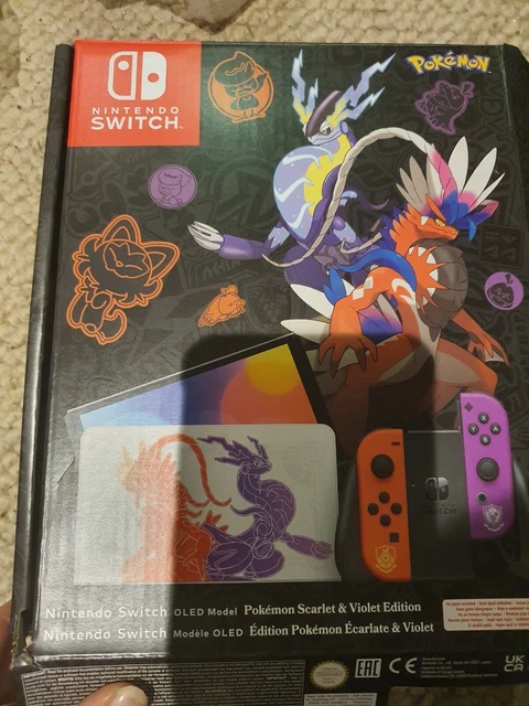 NINTENDO SWITCH CONSOLE Oled Pokemon Scarlet E Violet Limited Edition ...