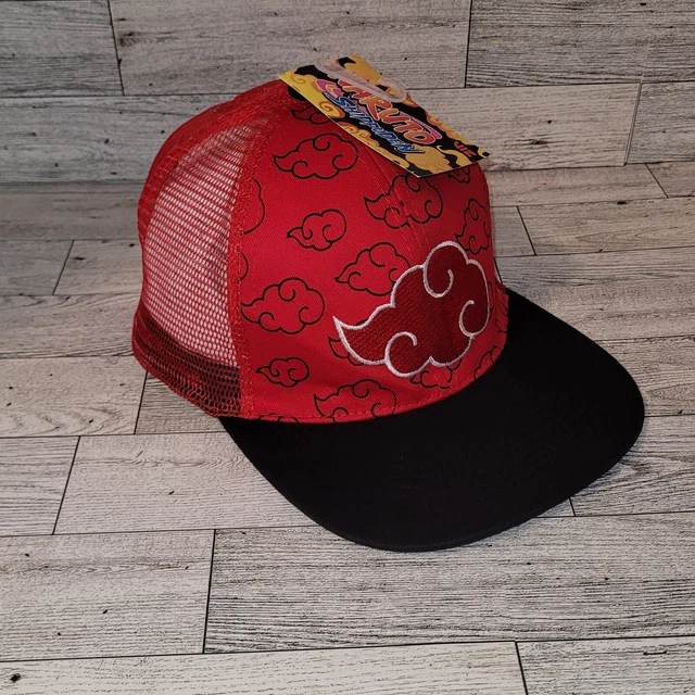 Anime Hat Naruto Akatsuki Cloud Snapback Hat - Officially Licensed ...
