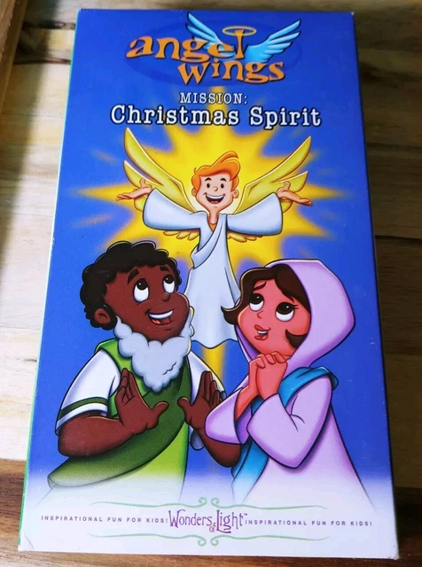VHS - ANGEL Wings - Mission: Christmas Spirit - Inspirational Lesson £ ...