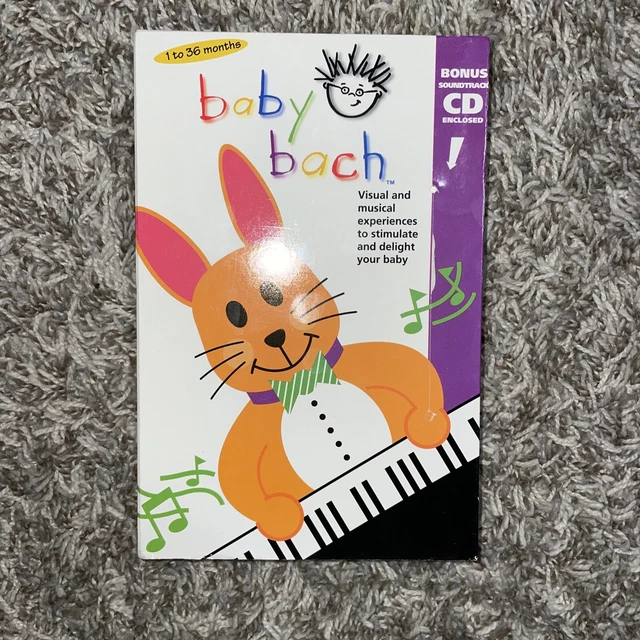 BABY EINSTEIN - Baby Bach Musical Adventure (VHS, 2004, Bonus CD Not ...