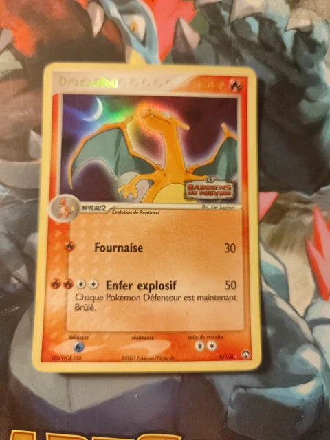 CARTE POKEMON DRACAUFEU 6/108 Holo REVERSE Bloc EX Gardiens du Pouvoir ... CARTE POKEMON DRACAUFEU 6/108 Holo REVERSE Bloc EX Gardiens du Pouvoir ...