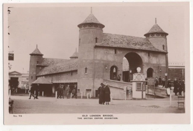 BRITISH EMPIRE EXHIBITION 1924 Wembley Old London Bridge Vintage RP ...