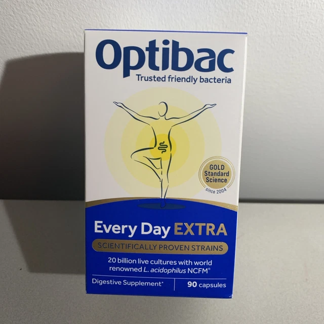 OPTIBAC PROBIOTICS FOR Every Day Extra Strength - 90 Capsules Brand New ...