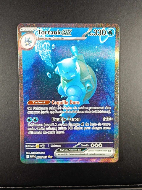 CARTE POKÉMON TORTANK Ex ALT FULL ART 200/165 EV3.5- 151 - FR NEUVE EUR ...
