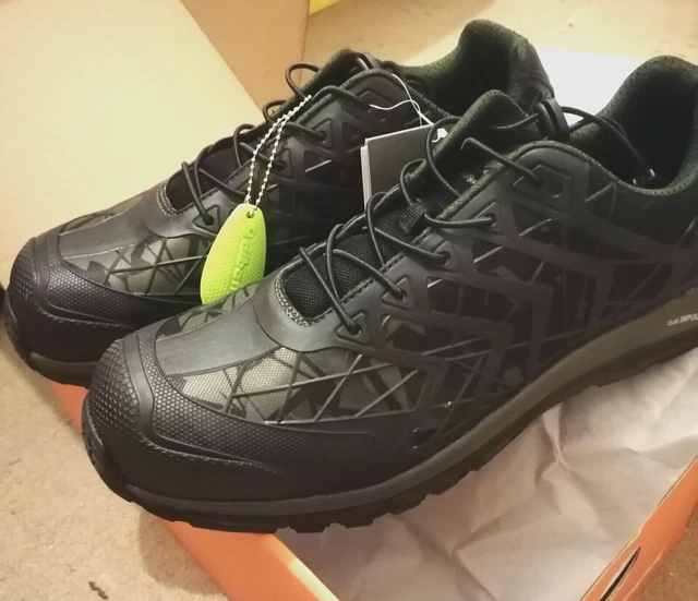 ALBATROS ENERGY IMPULSE Men's Safety Shoes Trainers Grey Olive UK 12 £ ...