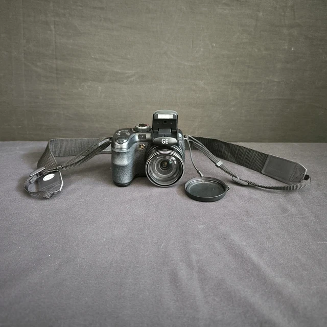 GENERAL IMAGING GE X5 Compact Digital Camera 14.1 MP Black With 16GB SD ...