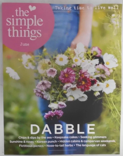 THE SIMPLE THINGS magazine June 2024 DABBLE. Chips & Dips by the sea ...