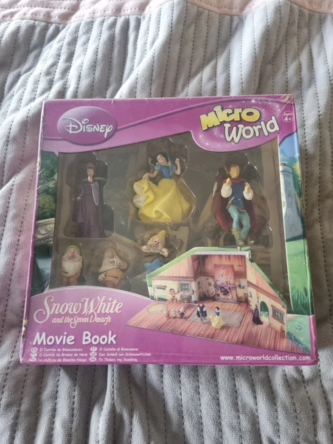 DISNEY MICRO WORLD - Snow White & the Seven Dwarfs Movie Book Set £59. ...