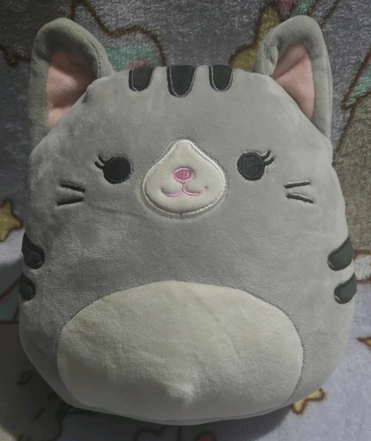 SQUISHMALLLOWS KELLYTOY TALLY The Grey Cat £8.00 - PicClick UK