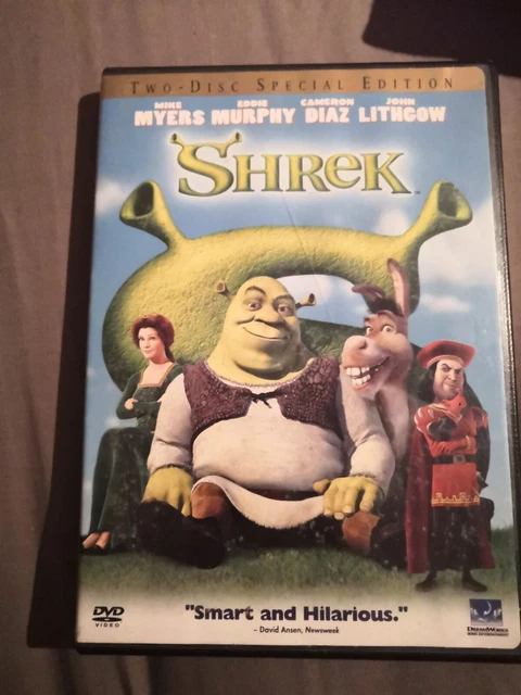 SHREK (DVD, TWO-DISC Special Edition) & Shrek 2 (DVD, Widescreen ...