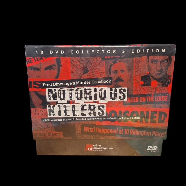 NOTORIOUS KILLERS FRED Dinenage's Murder Casebook DVD Box Set ...
